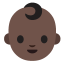 👶🏿 Baby: Dark Skin Tone Emoji | Copy & Paste | Get Meaning & Images