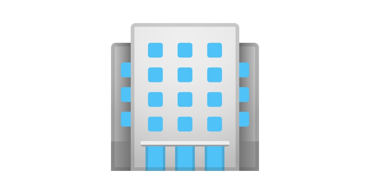 🏢 Edificio De Oficinas Emoji