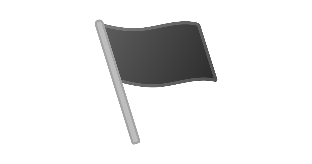 🏴 Drapeau Noir Emoji