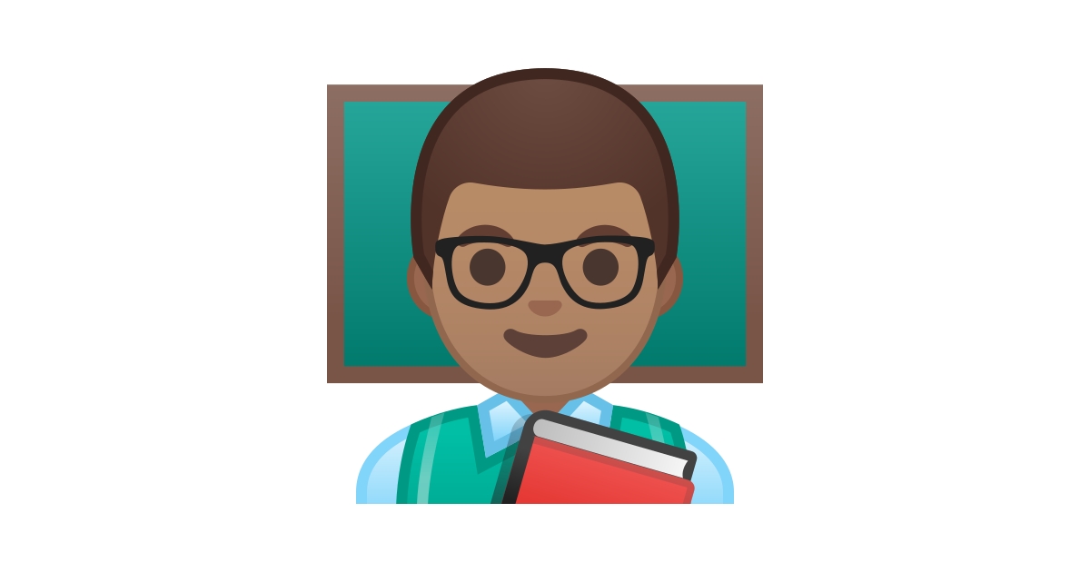 👨🏽‍🏫 Docente Hombre: Tono De Piel Medio Emoji