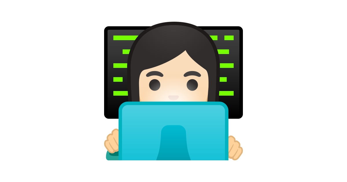 👩🏻‍💻 Woman Technologist: Light Skin Tone Emoji