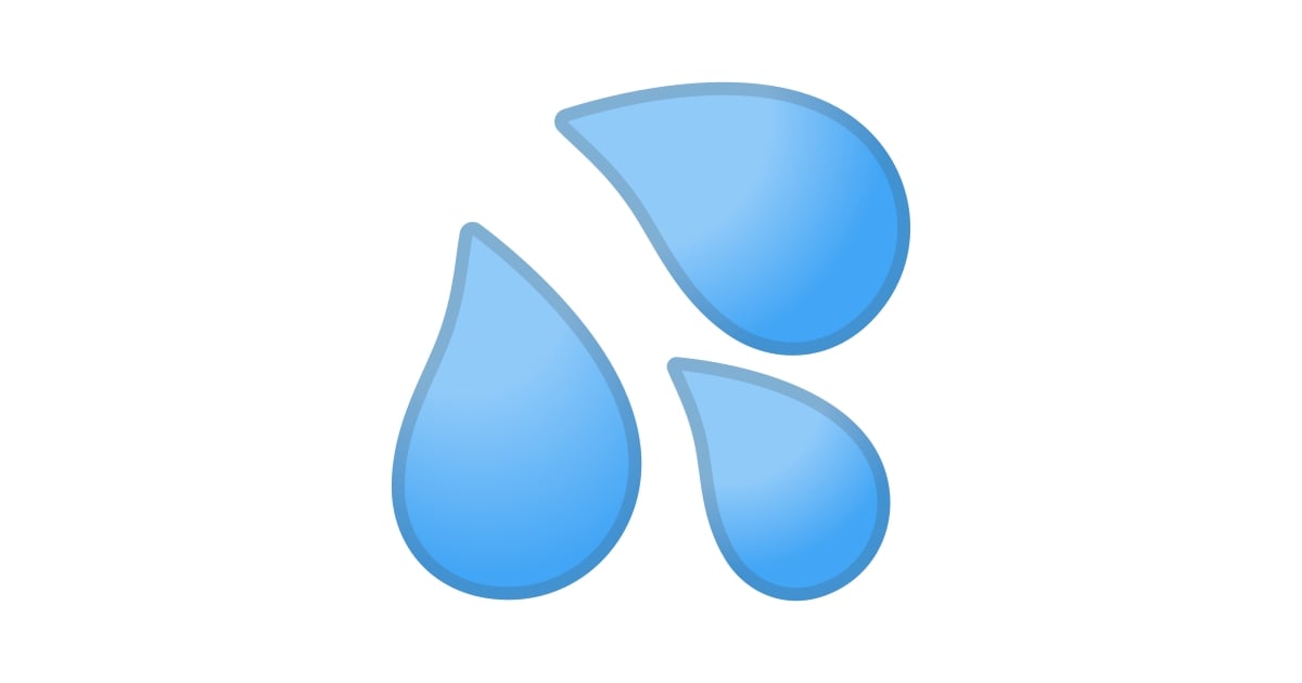 💦 Pingos De Suor Emoji