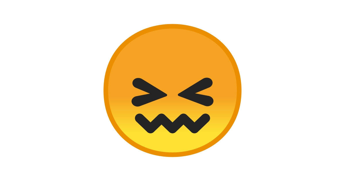 😖 Cara De Frustración Emoji