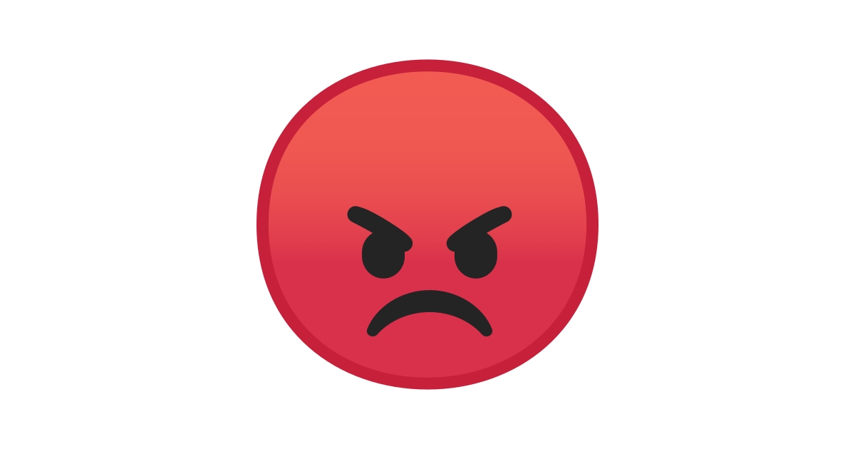 😡 schmollendes Gesicht-Emoji