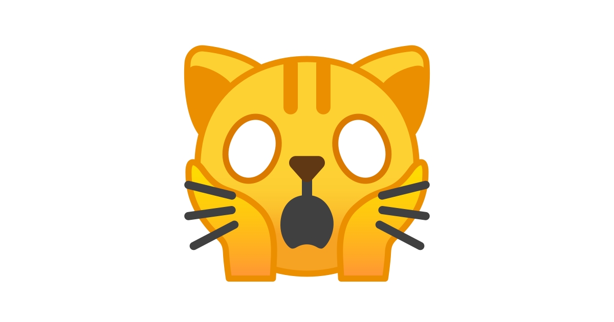 🙀 Gato Asustado Emoji