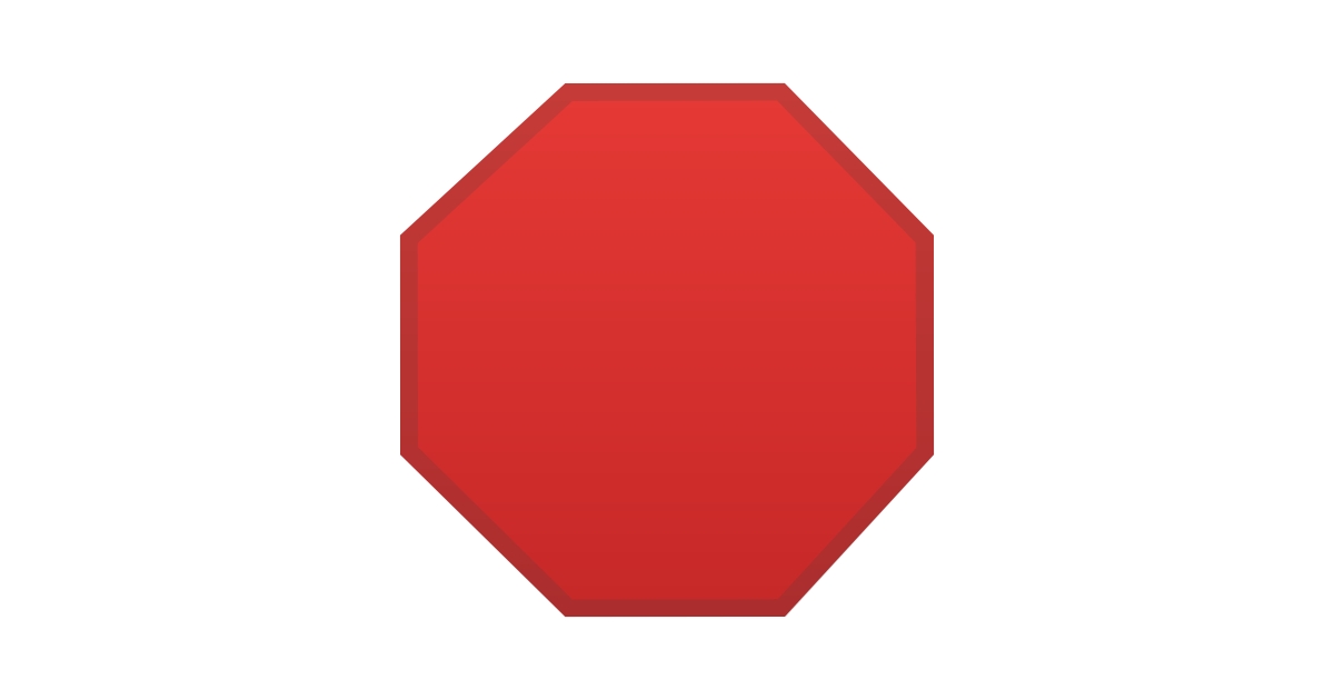 🛑 Stoppschild-Emoji