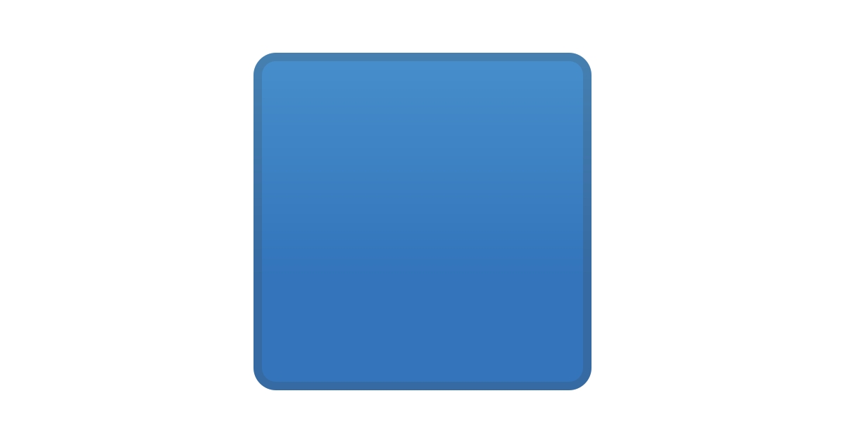 🟦 blaues Viereck-Emoji