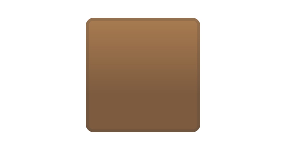 Brown Square Emoji