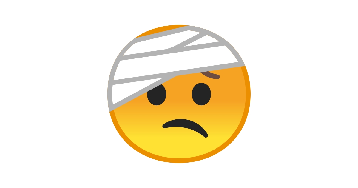 🤕 Cara Con La Cabeza Vendada Emoji