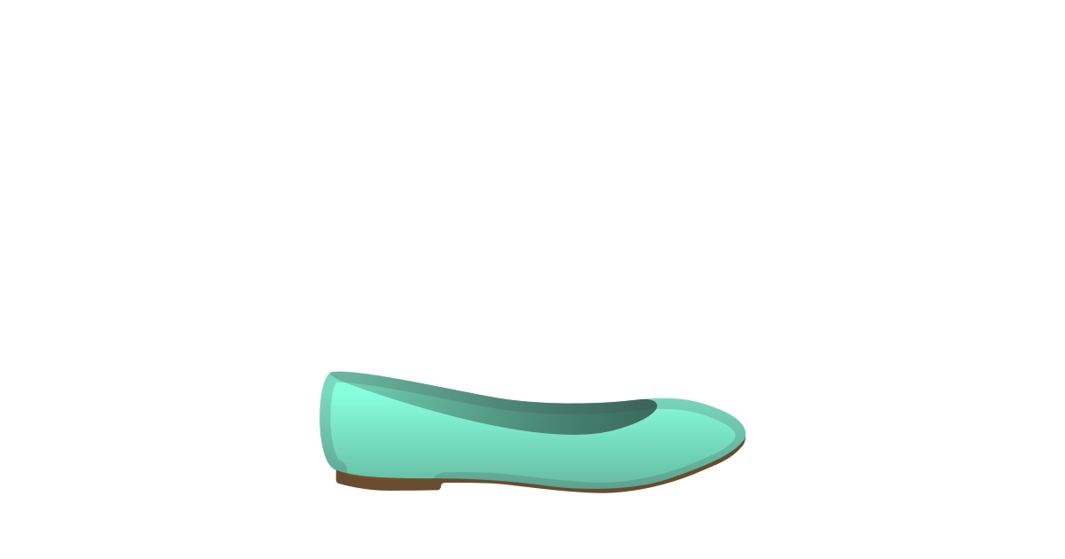 🥿 flacher Schuh-Emoji