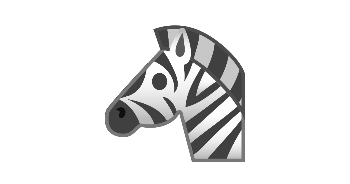🦓 Zebra-Emoji