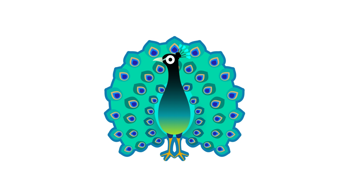 🦚 Pavo Real Emoji