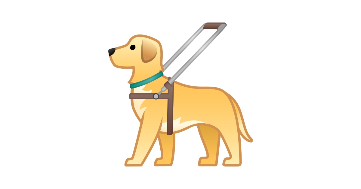 🦮 Chien Guide Emoji