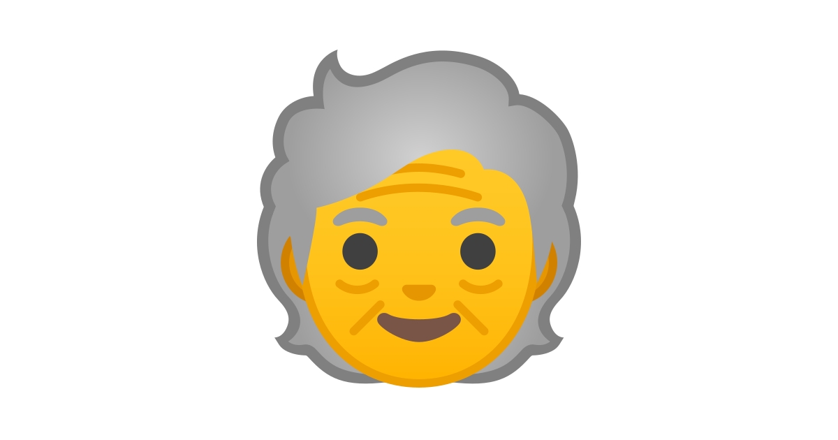 🧓 Personne âgée Emoji | "Adulte Plus Âgé"
