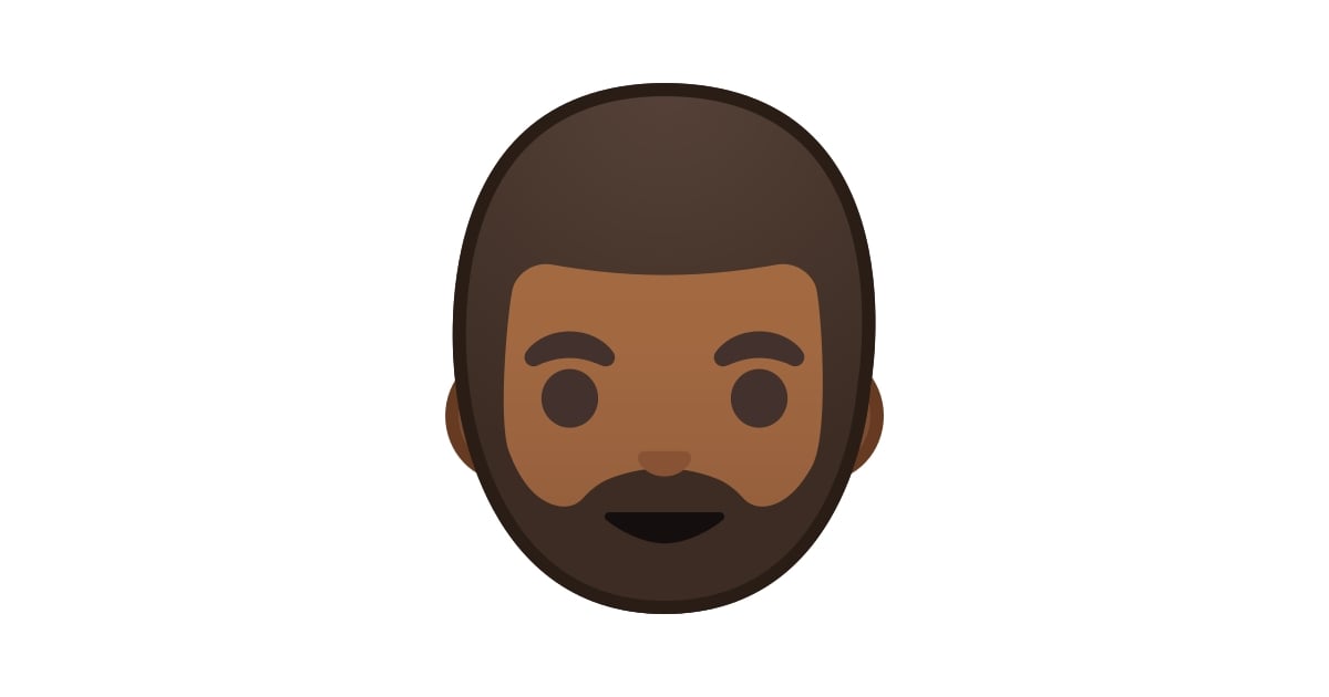 🧔🏾 Mann: mitteldunkle Hautfarbe, Bart-Emoji