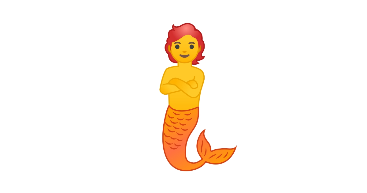 🧜 Wassermensch-Emoji | "Meerjungmann/-frau"