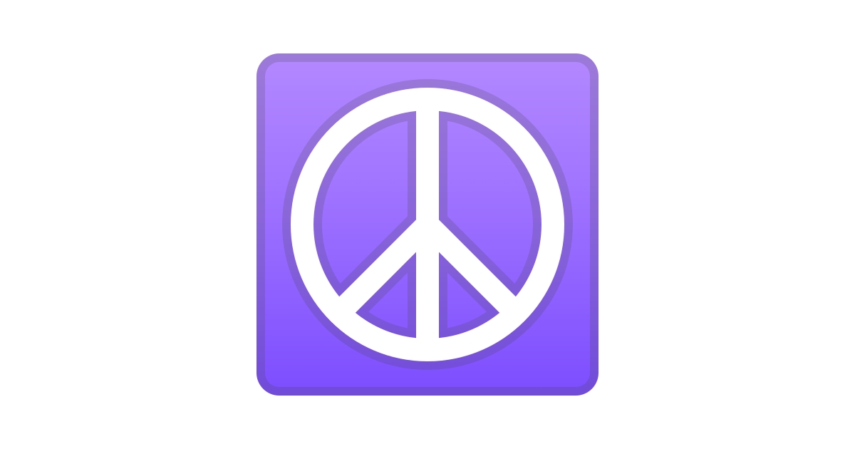 ☮️ Símbolo Da Paz Emoji
