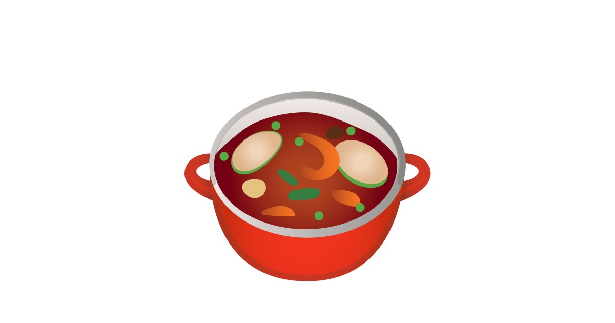 🍲 Topf mit Essen-Emoji