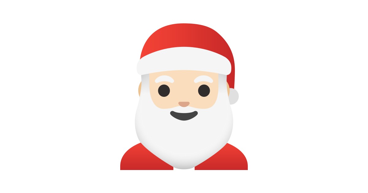 🎅🏻 Santa Claus: Light Skin Tone Emoji