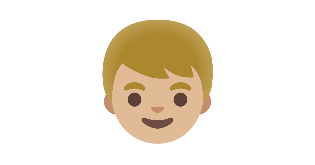 👦🏼 Garçon : Peau Moyennement Claire Emoji