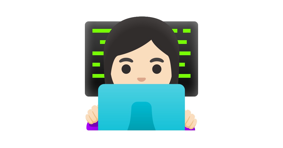 👩🏻‍💻 Woman Technologist: Light Skin Tone Emoji