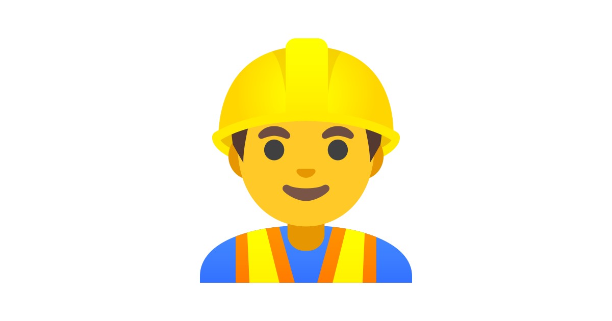 👷‍♂️ Bauarbeiter-Emoji