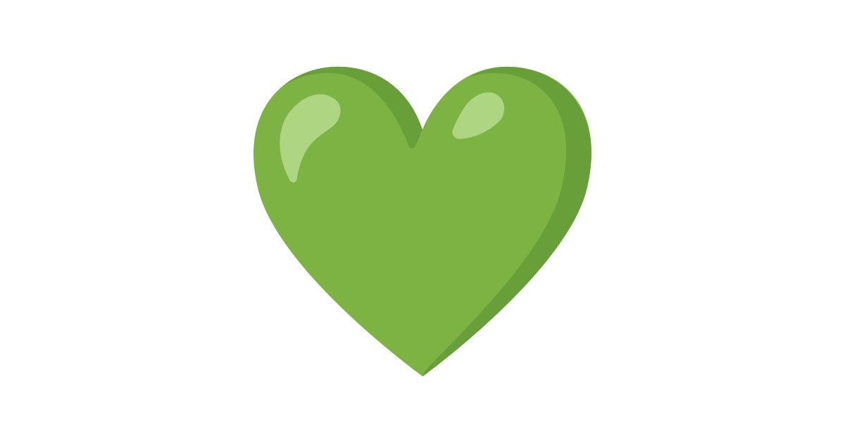 💚 Corazón Verde Emoji