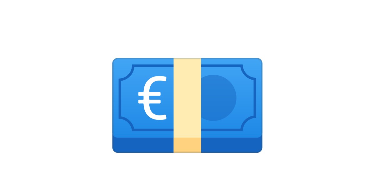 💶 Nota De Euro Emoji