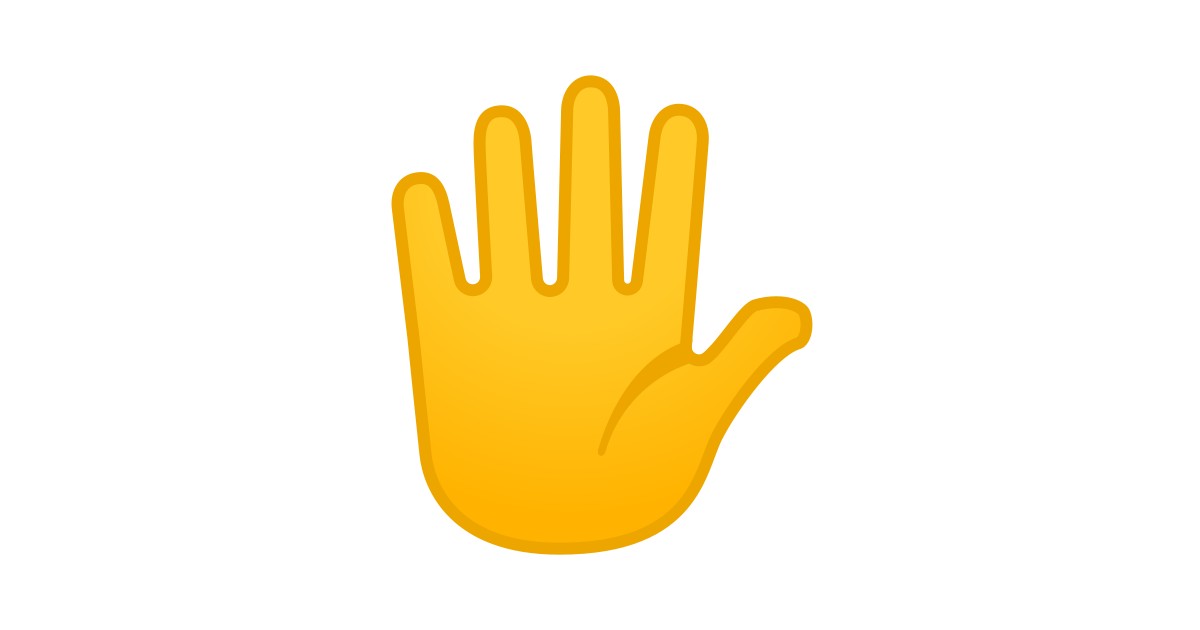 🖐️ Mano Aperta Emoji
