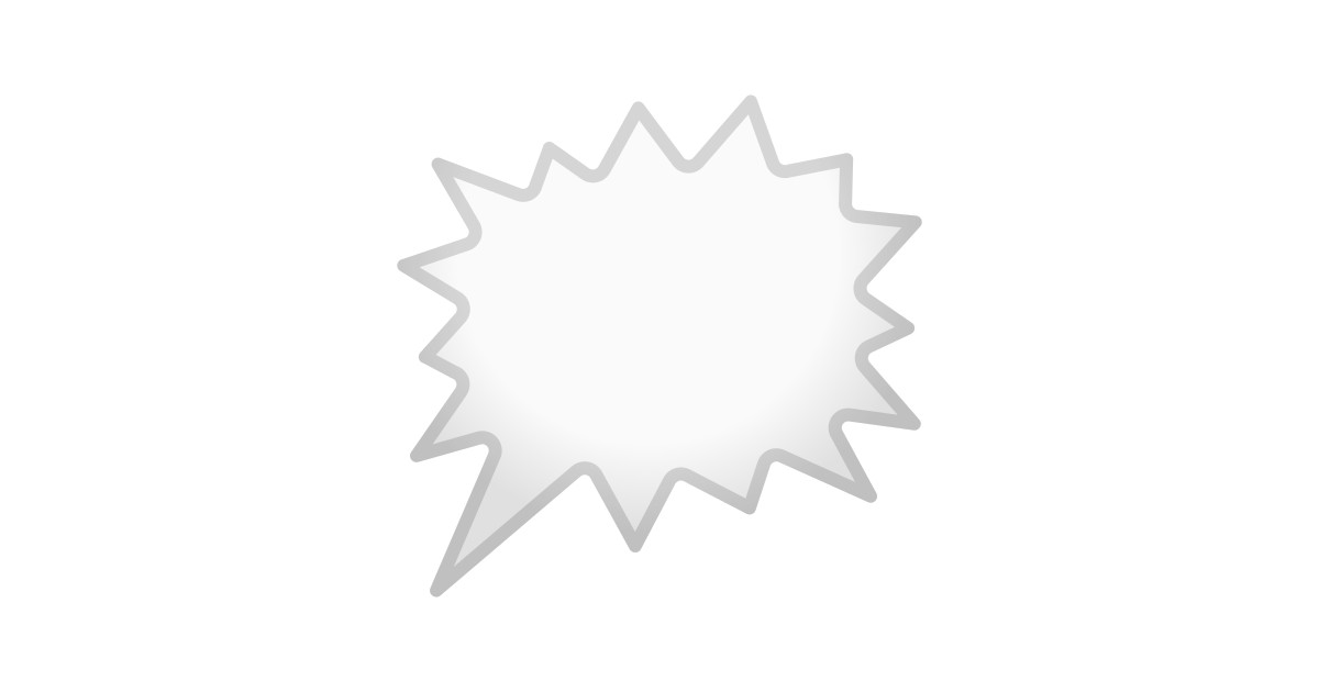 🗯️ Bulle Colère Droite Emoji