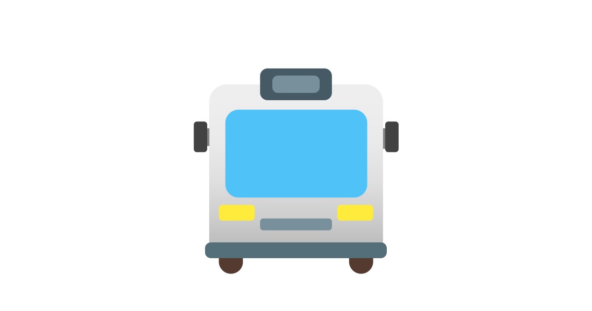 🚍 Oncoming Bus Emoji