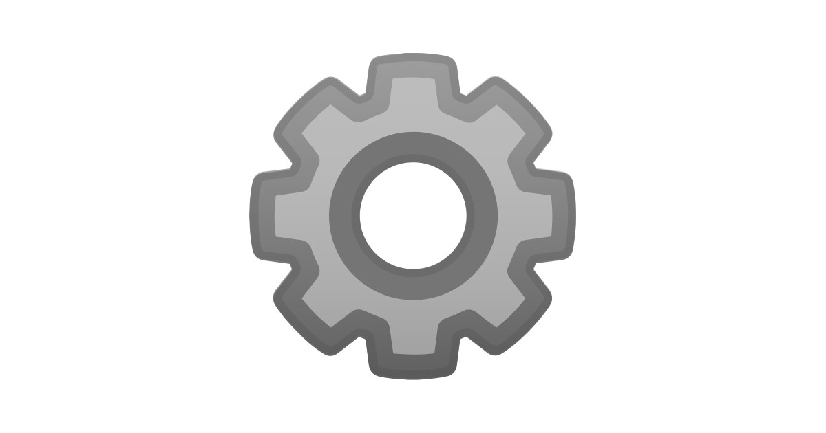 ⚙️ Roue Dentée Emoji