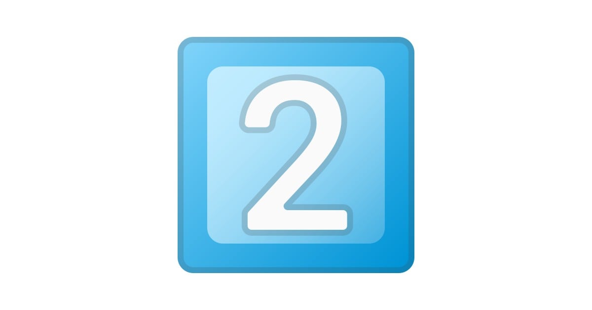 2️⃣ Keycap: 2 Emoji