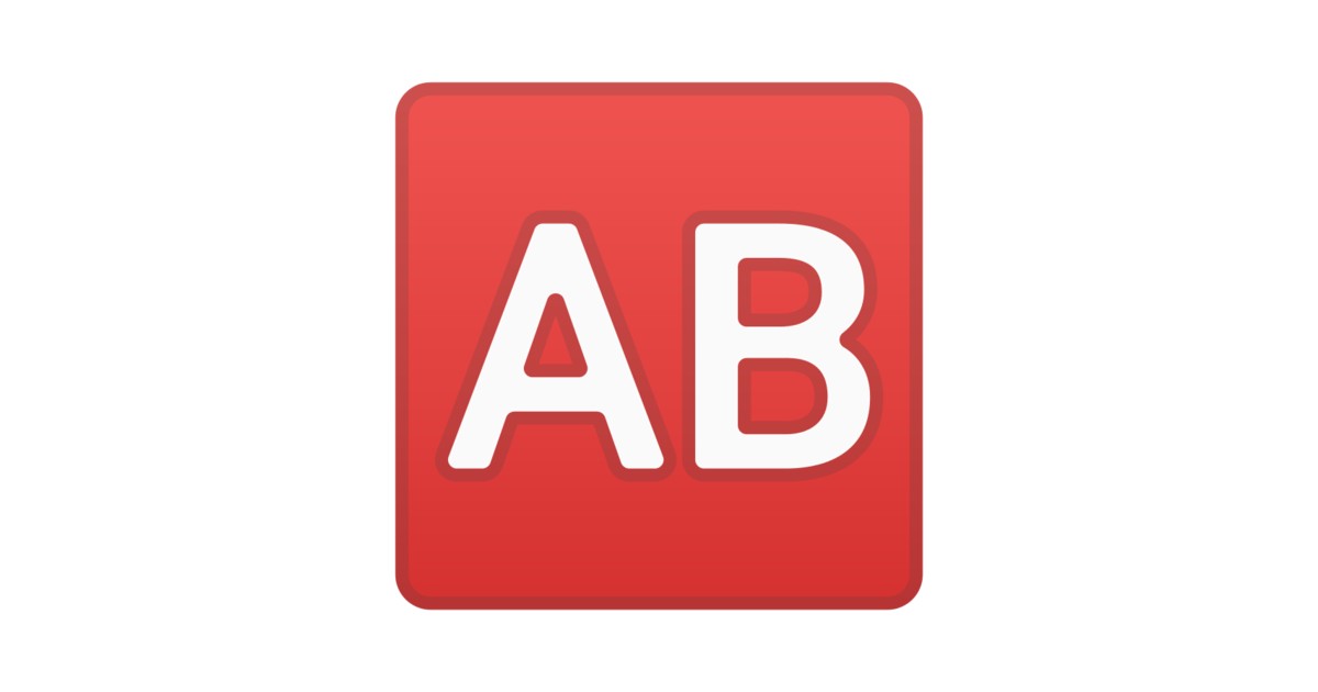 🆎 AB Button (blood Type) Emoji