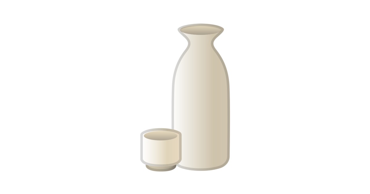 🍶 Sake-Flasche und -tasse-Emoji