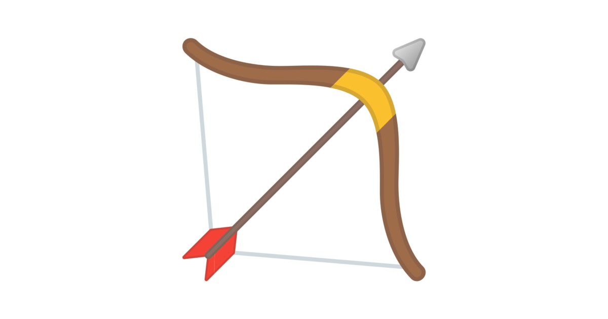 🏹 Pfeil und Bogen-Emoji
