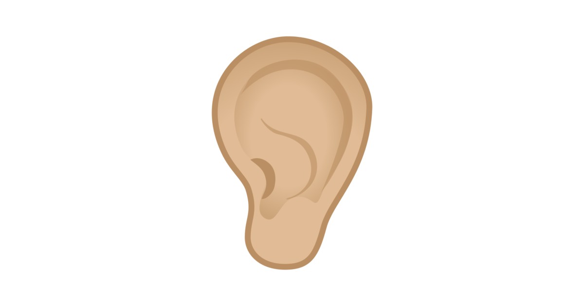 👂🏼 Oreja: Tono De Piel Claro Medio Emoji