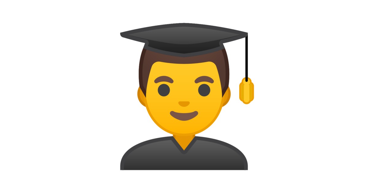 👨‍🎓 Estudiante Hombre Emoji