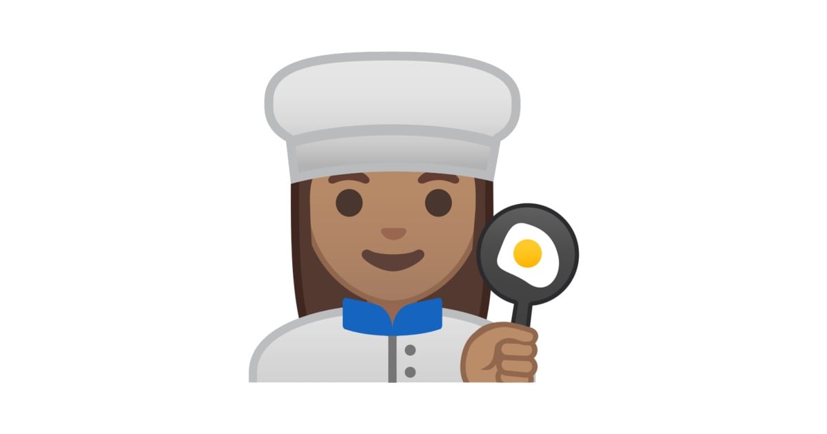 👩🏽‍🍳 Woman Cook: Medium Skin Tone Emoji