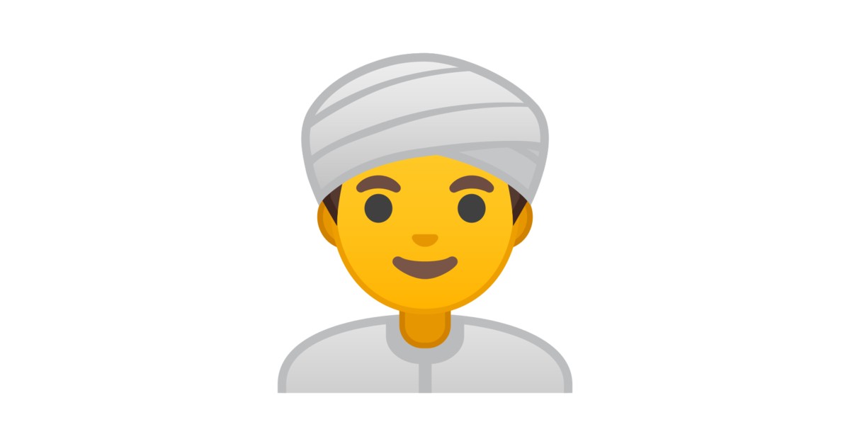 👳‍♂️ Man Wearing Turban Emoji