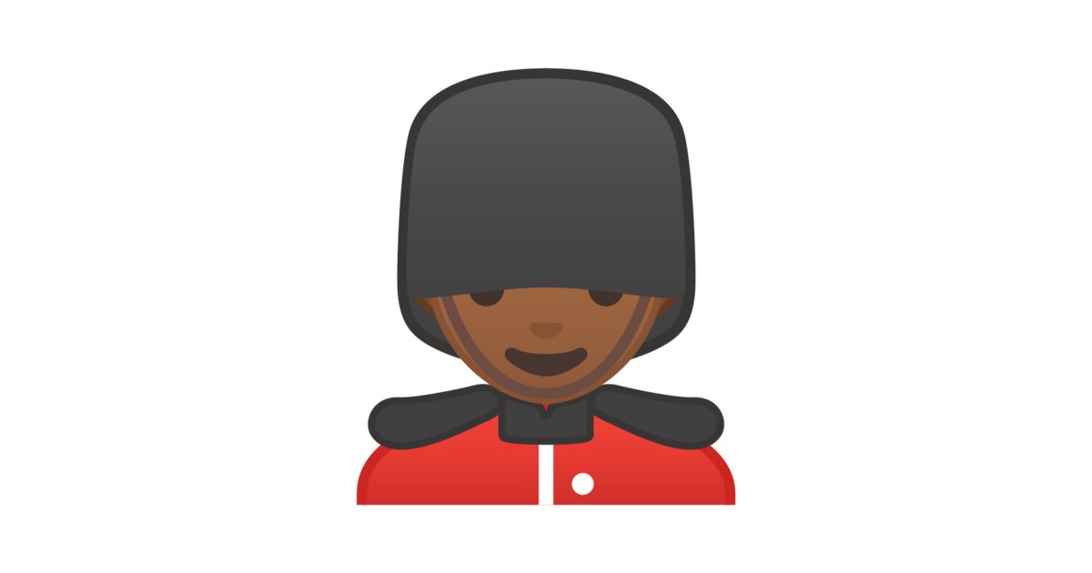 💂🏾 Garde : Peau Mate Emoji