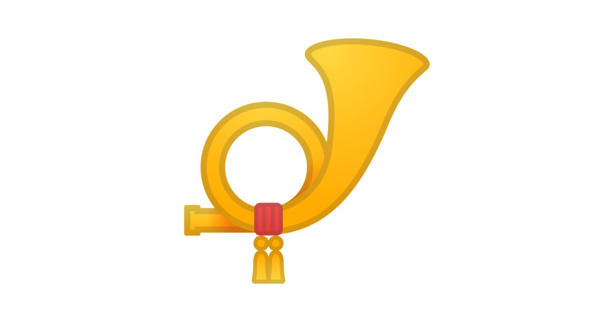 📯 Corneta De Posta Emoji
