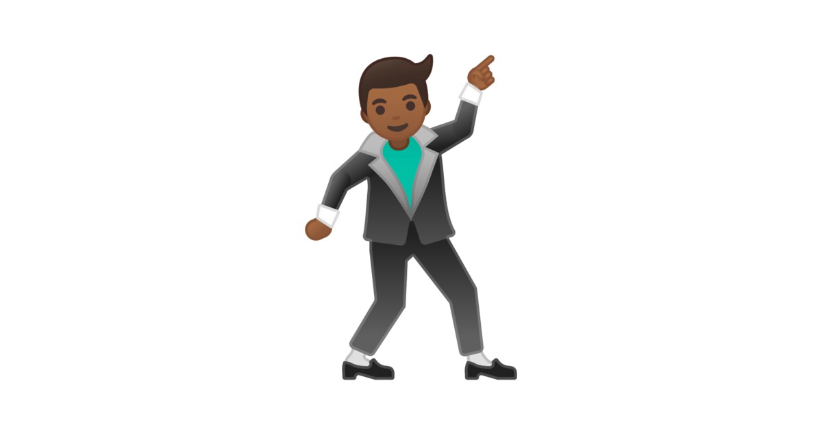 🕺🏾 Uomo Che Balla: Carnagione Abbastanza Scura Emoji