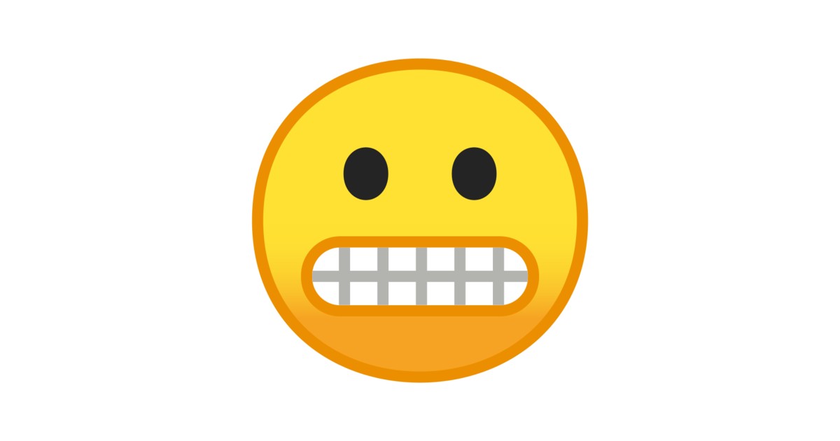 😬 Visage Grimaçant Emoji