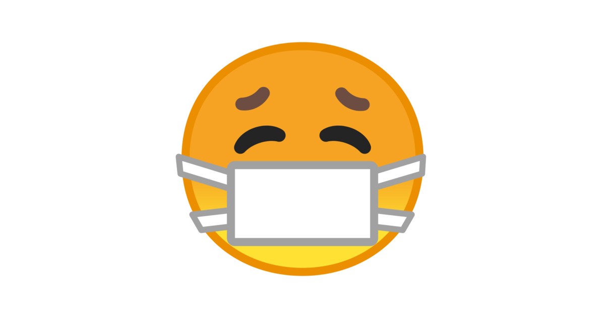 😷 Rosto Com Máscara Médica Emoji