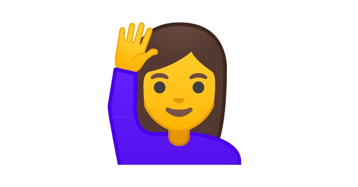 🙋 Persona Con La Mano Levantada Emoji