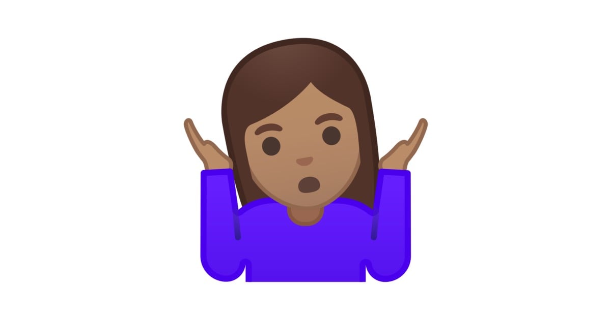 🤷🏽 schulterzuckende Person: mittlere Hautfarbe-Emoji