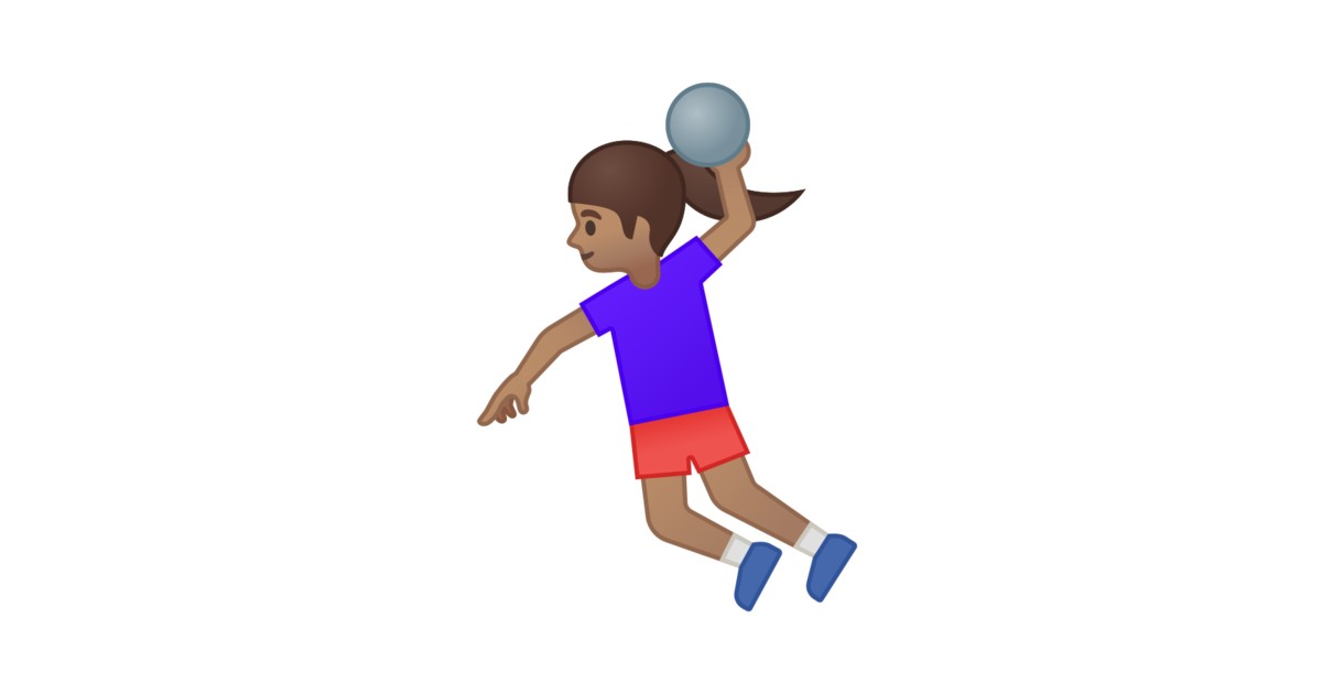 🤾🏽‍♀️ Woman Playing Handball: Medium Skin Tone Emoji