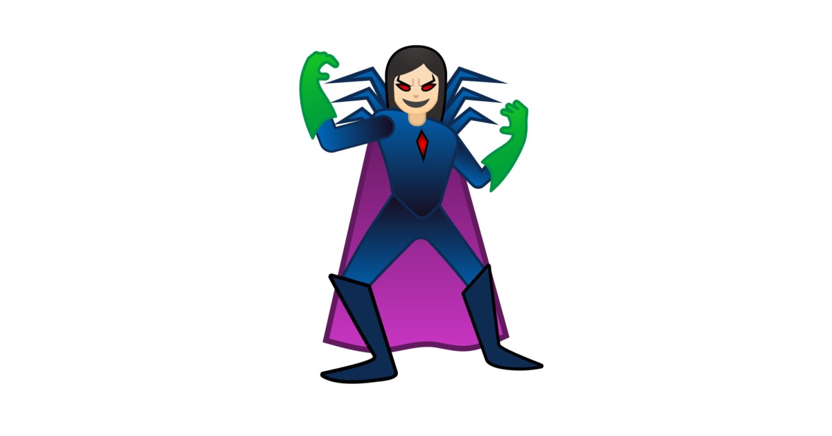 🦹🏻‍♀️ Woman Supervillain: Light Skin Tone Emoji