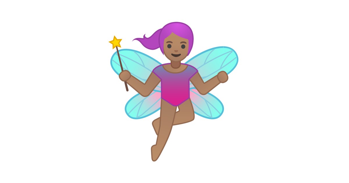 🧚🏽‍♀️ Woman Fairy: Medium Skin Tone Emoji
